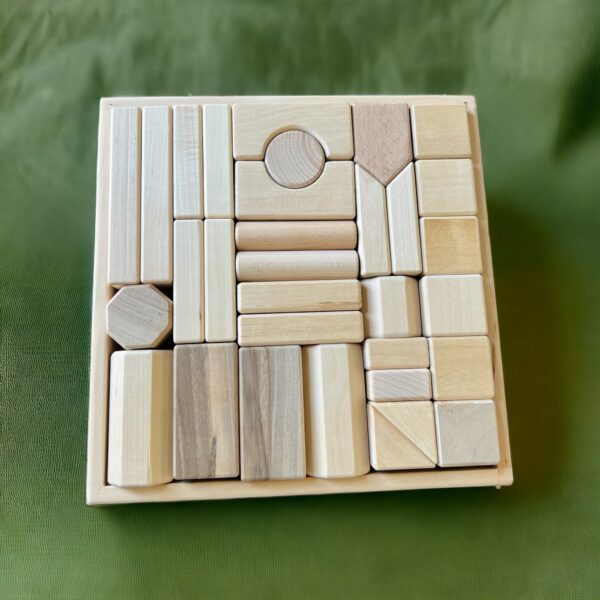 Wooden Castle building blocks - OakPineToys